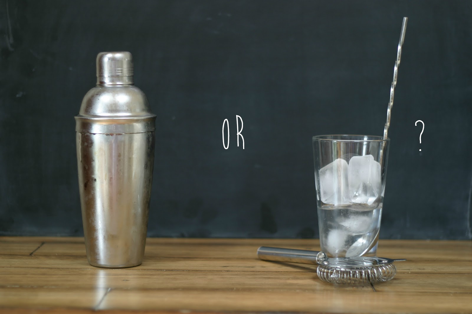 Bar School Shaken Or Stirred Garnish